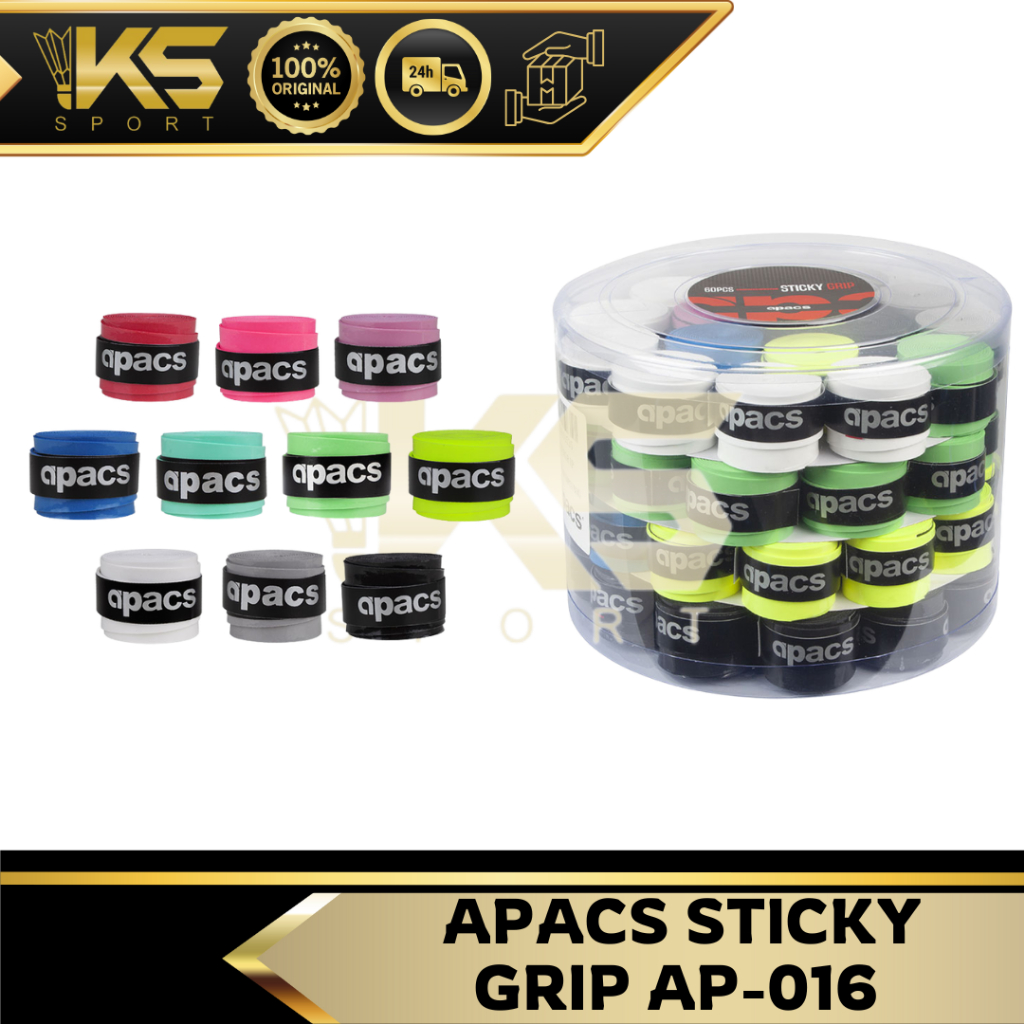 APACS Over Grip Sticky Grip AP-016H (100% ORIGINAL) | Shopee Malaysia