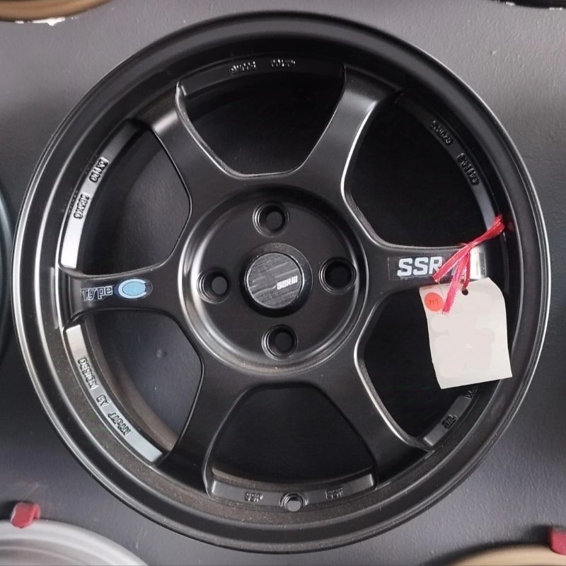 SSR SPORT RIM TYPE C RS CASTING MADE IN THAILAND 15INCH×6.5J PCD 4×100 ET35 (1 SET) | Shopee ...