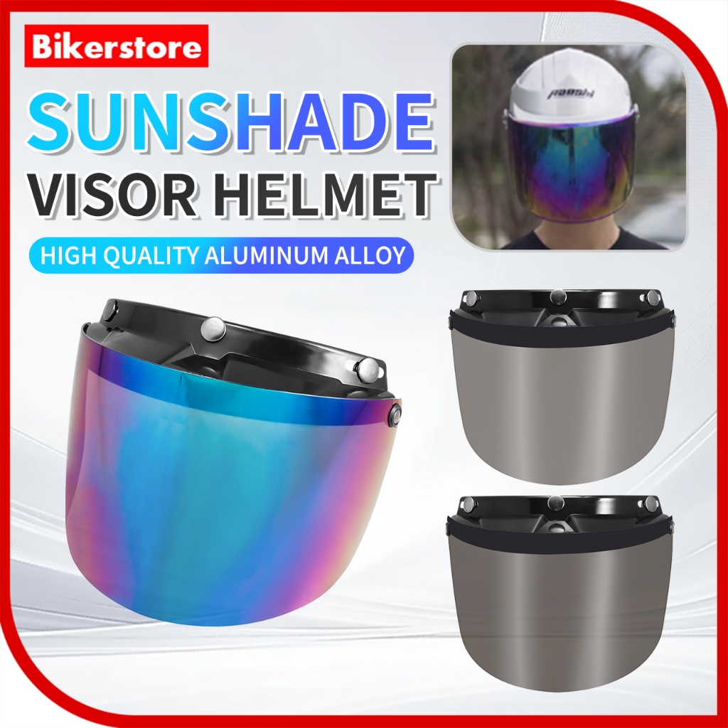 Bogo Helmet Visor 3 Button Visor Helmet Shields Visor Sahaja Tidak ...