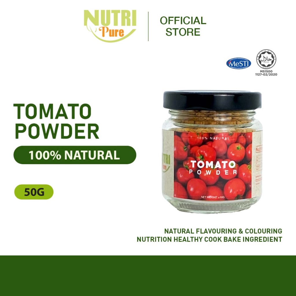 Nutri Pure Tomato Powder (50g) | Serbuk Tomato Semulajadi Halal ...