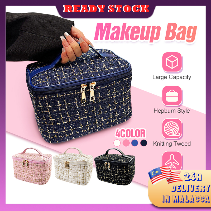 Cosmetic bag Handheld Makeup pouch Pouch bag Beg makeup 防水化妆包 Makeup ...
