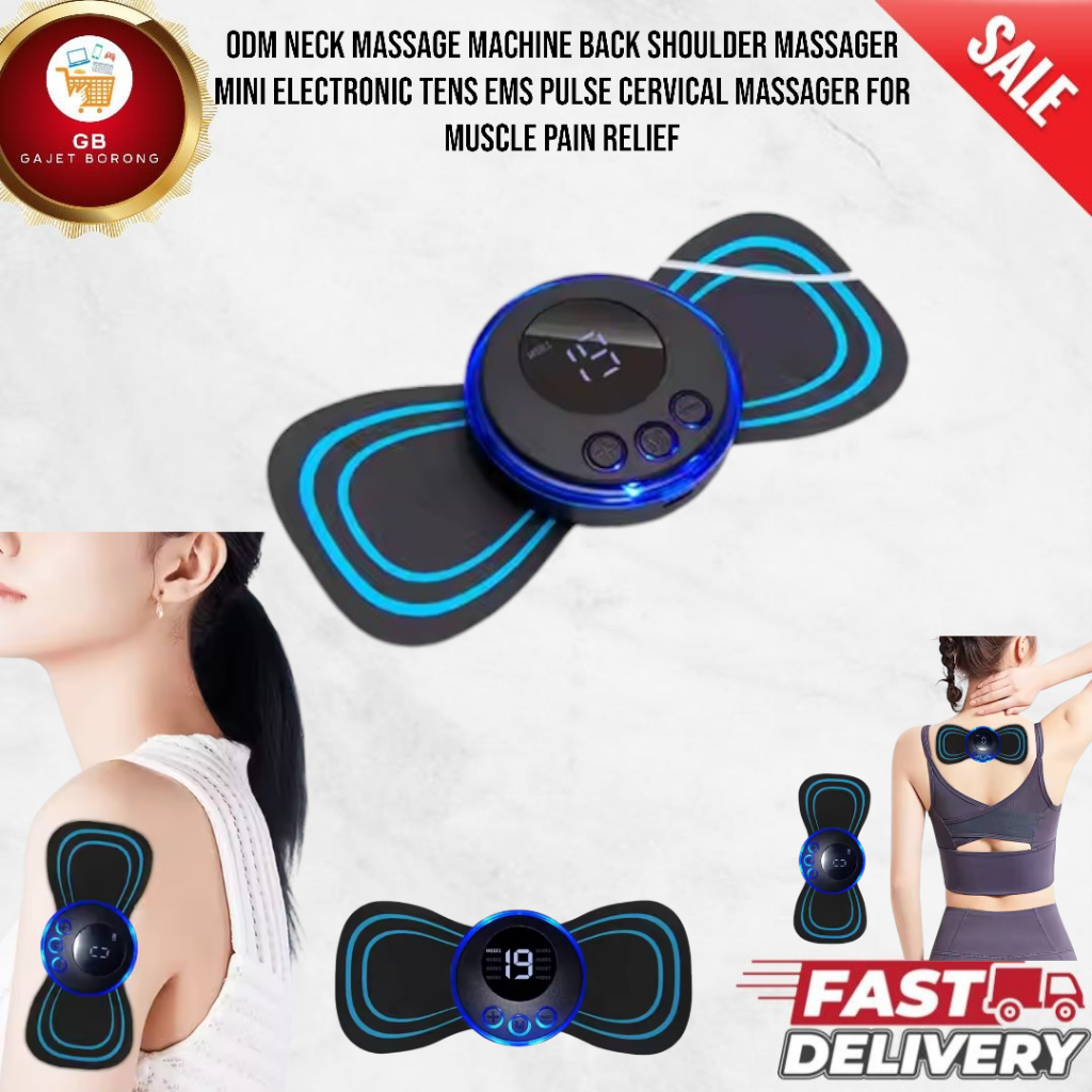 ODM Neck Massage Machine Back Shoulder Massager Mini Electronic TENS ...
