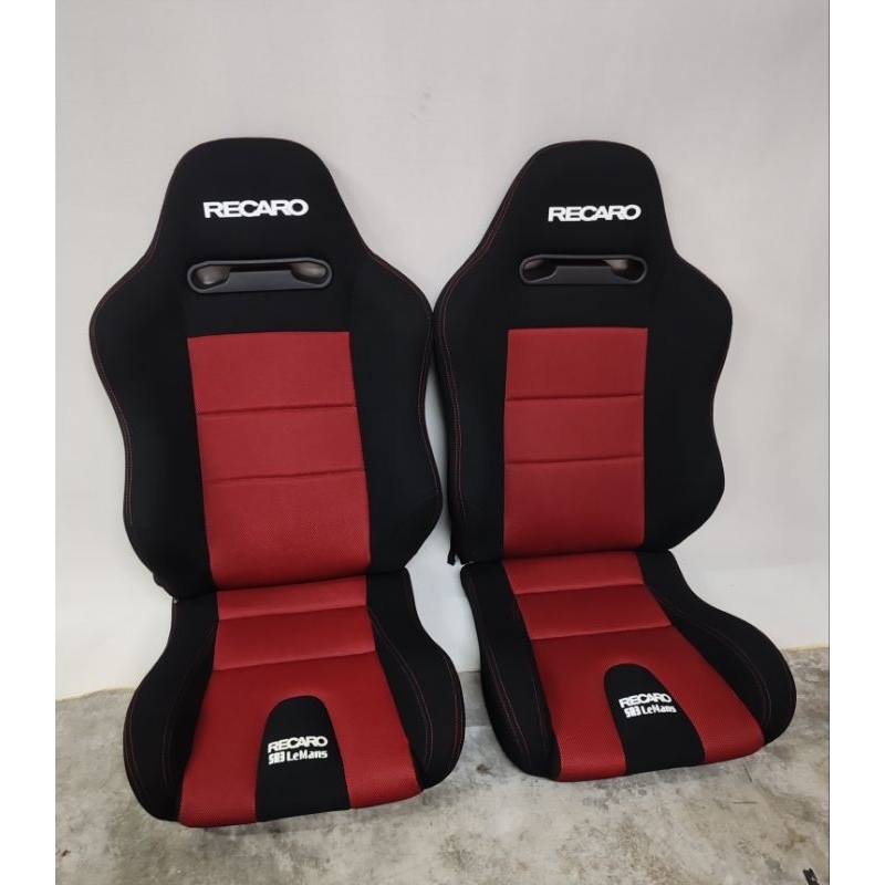 Recaro SR3 Sport Bucket seat Black and Red for old wira,old satria,Saga ...