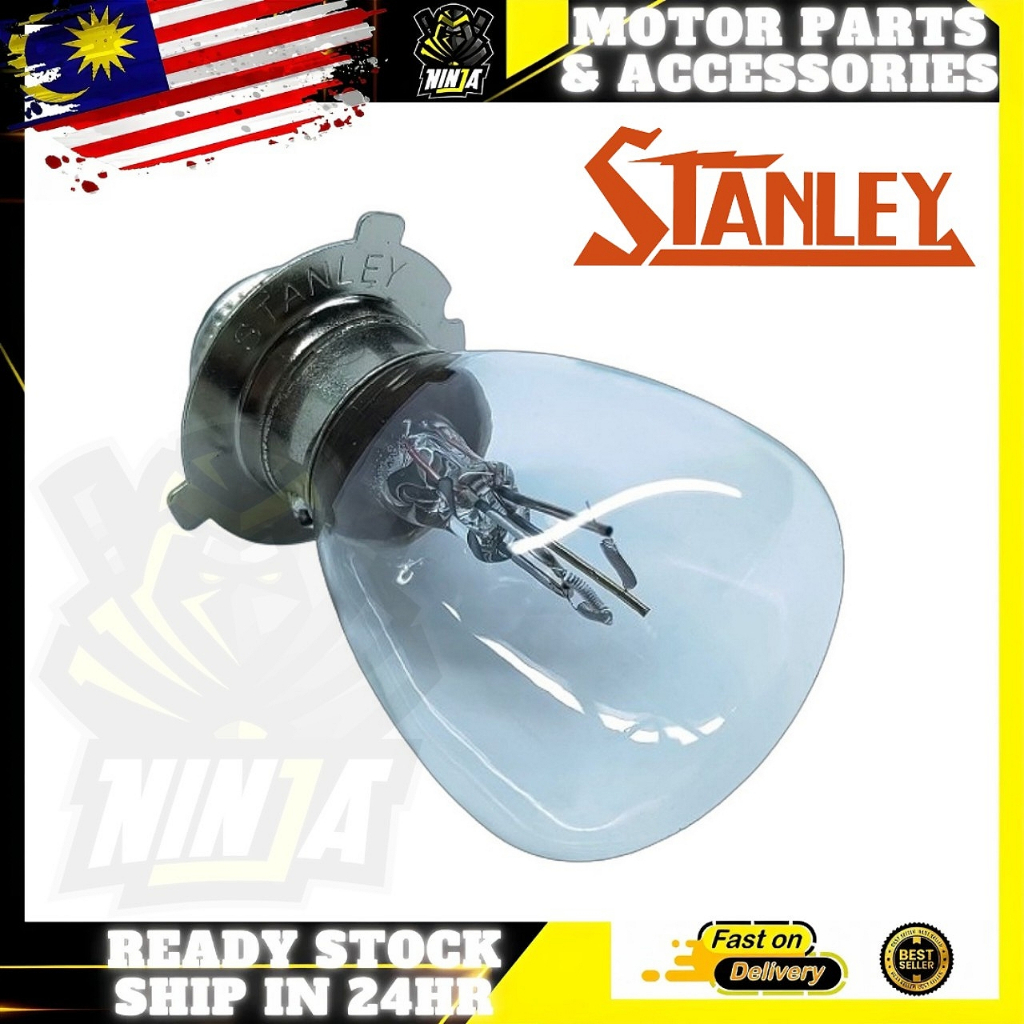 MOTORCYCLE HEAD LAMP BULB [STANLEY] HEADLIGHT BULB (1PC) RP30.35 12V 35 ...