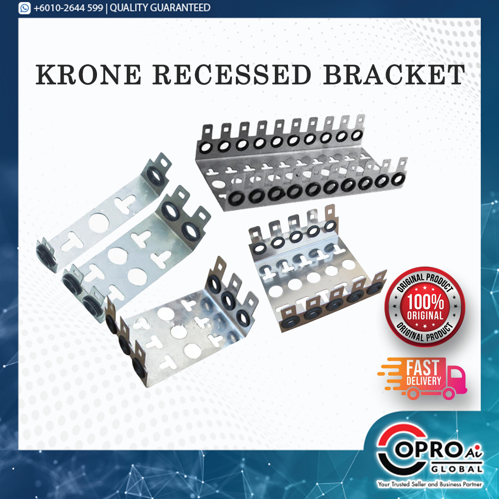 10/20/30/40/50/100 PAIRS KRONE RECESSED BRACKET / KRONE BACK MOUNT ...
