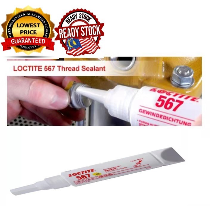 Loctite 567 Pipe Sealant Low Strength Methacrylate Thread Sealant 50ml ...