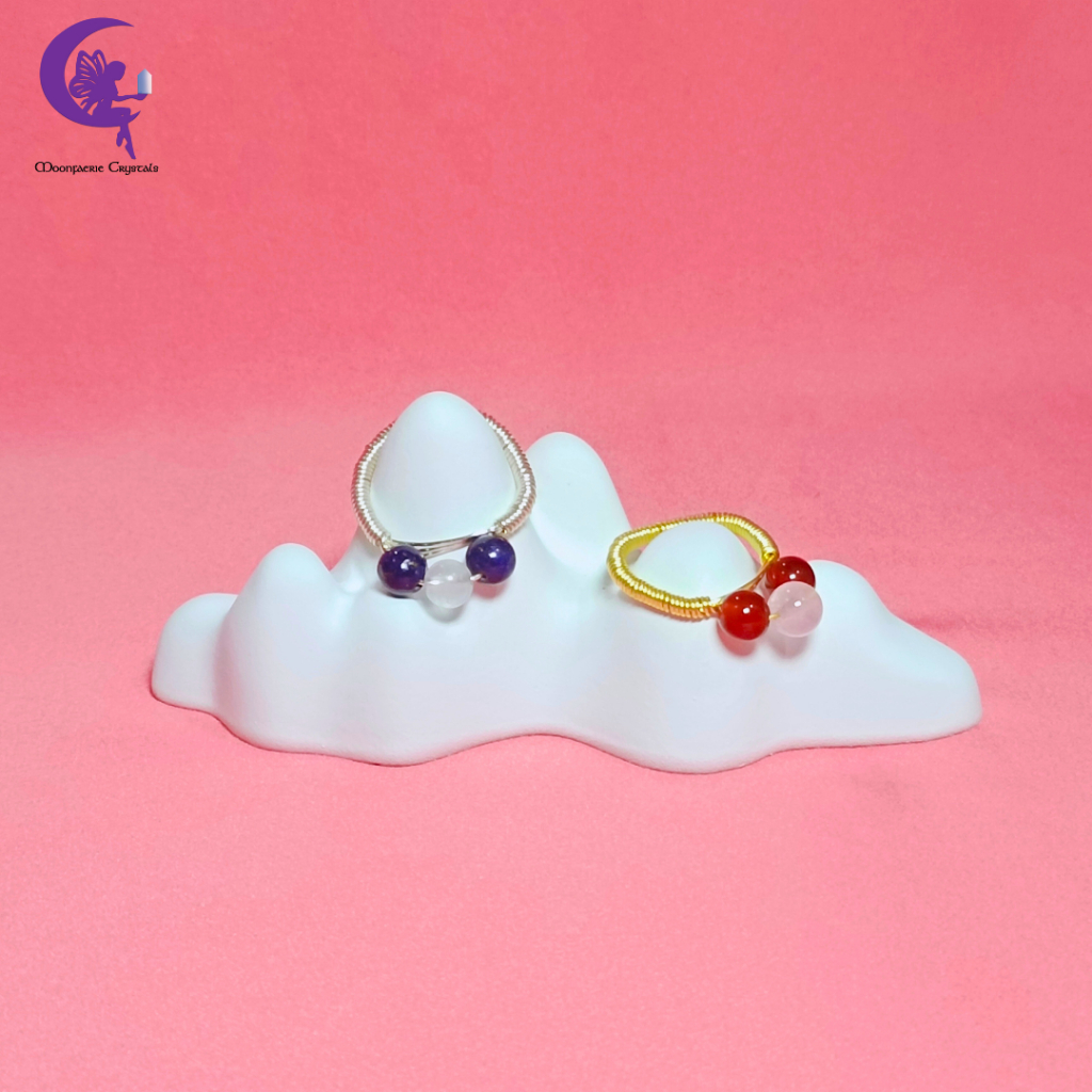 Ocean Whisper & Love Flame Rings – Embrace Your Essence | Shopee Malaysia