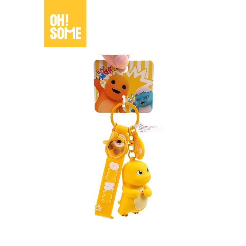 OHSOME - Nailong Yellow Dino Keychain/ Pendant Keychain/ Animal Style ...