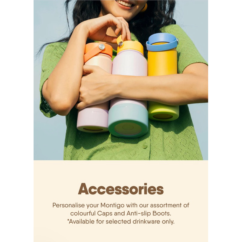 (New logo) Montigo Spout Lid/Cap for ACE bottle (fits all sizes 14oz ...