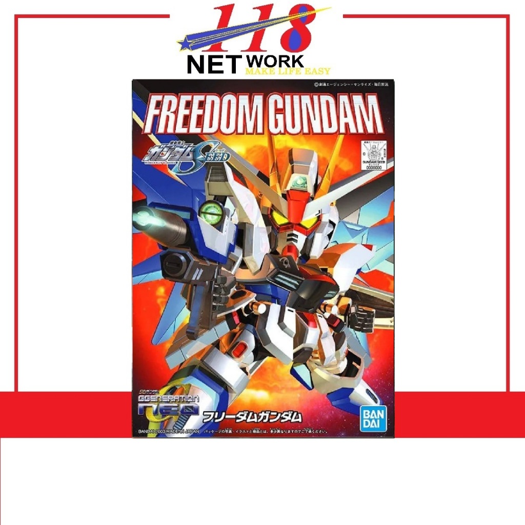 BANDAI Gundam SDBB Warrior SD BB Warrior ZGMF-X10A Freedom Gundam Plastic Model | Shopee Malaysia