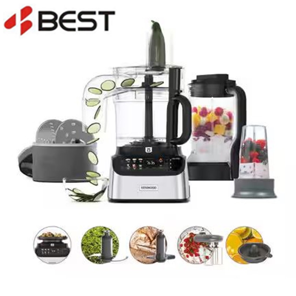 KENWOOD MULTIPRO ONETOUCH FOOD PROCESSOR AND BLENDER FDM73.850SS ...