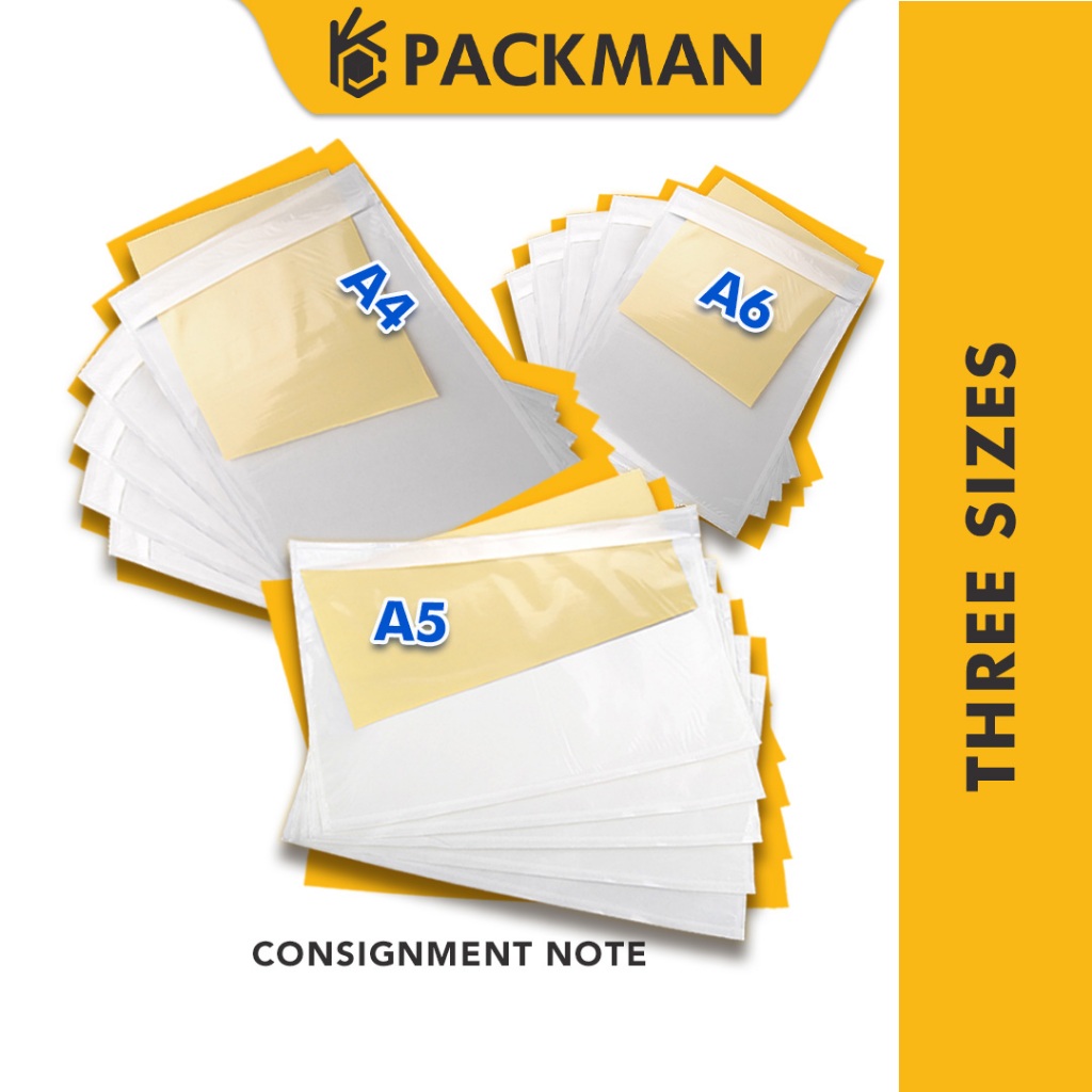 Consignment Note Pocket100pcs Courier Pocket Flyer Pocket Address ...