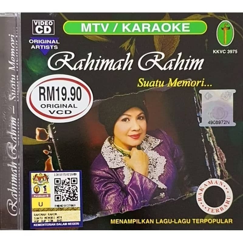 VCD Karaoke Rahimah Rahim Suatu Memori | Shopee Malaysia