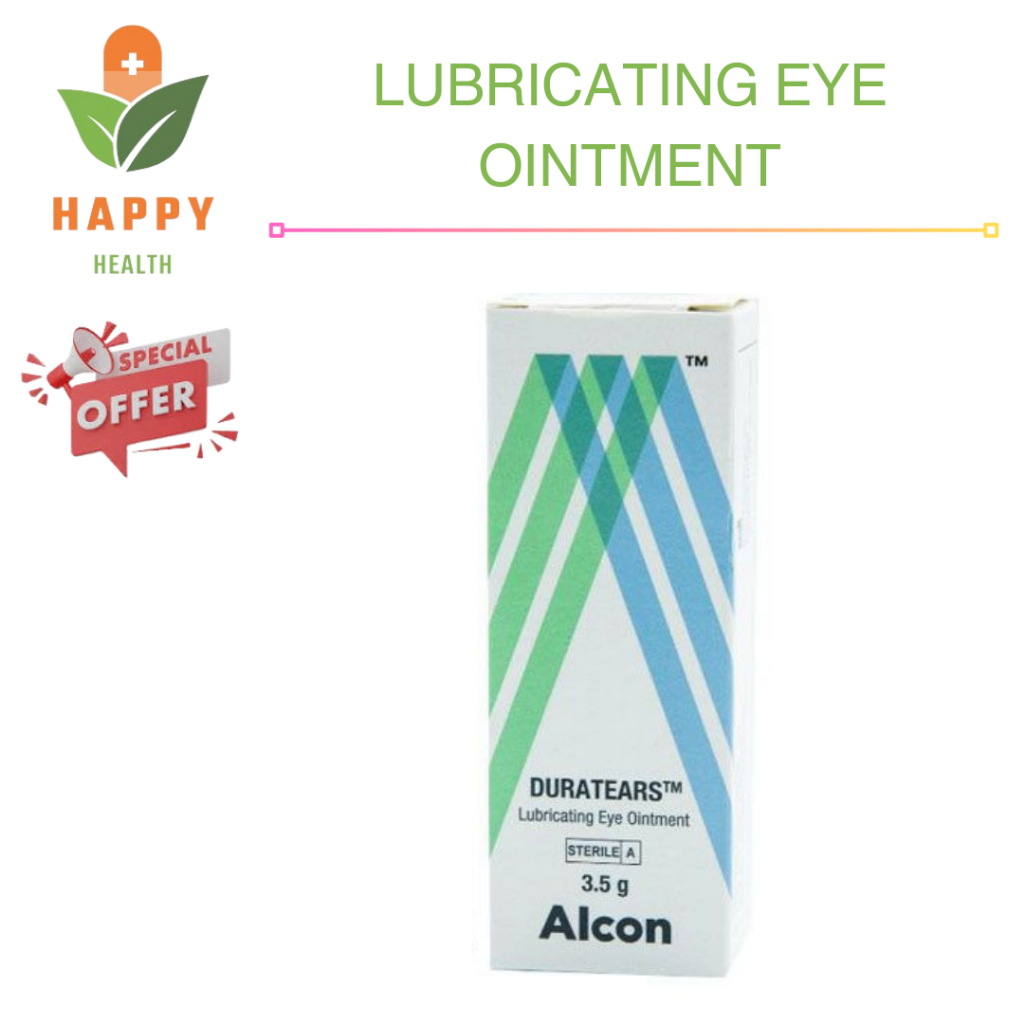 [ Exp 8/2027 ] ALCON DURATEARS LUBRICATING EYE OINTMENT 3.5G ...