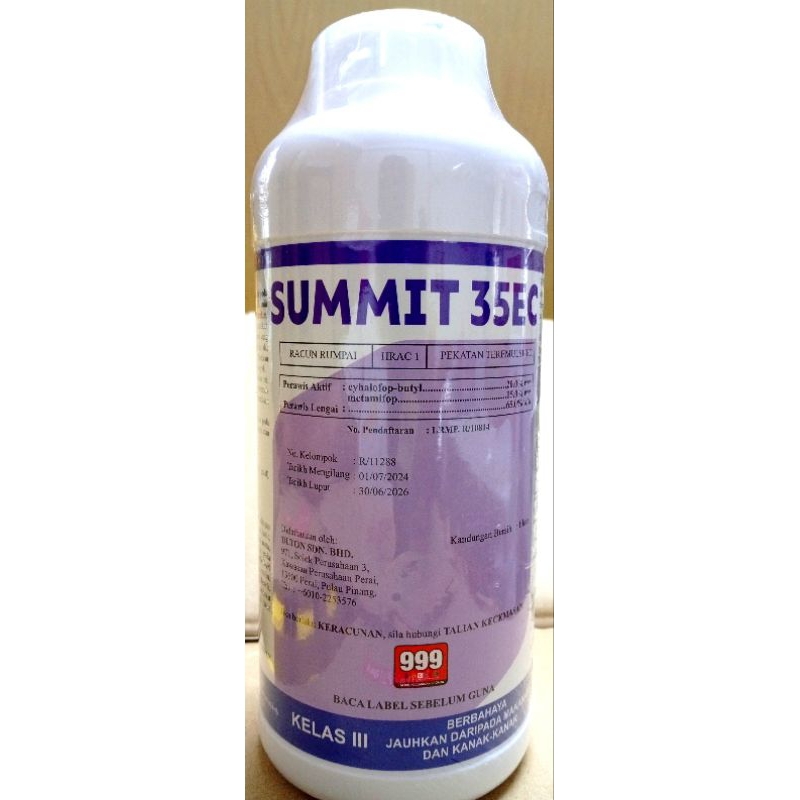1L SUMMIT 35EC Racun Baru Sama MCM Pyzero Campur dengan Clincher Untuk ...
