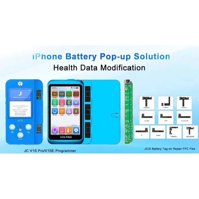 JCID JC Original Battery Repair Flex For iPh 11 12 13 14 15 PM Remove ...