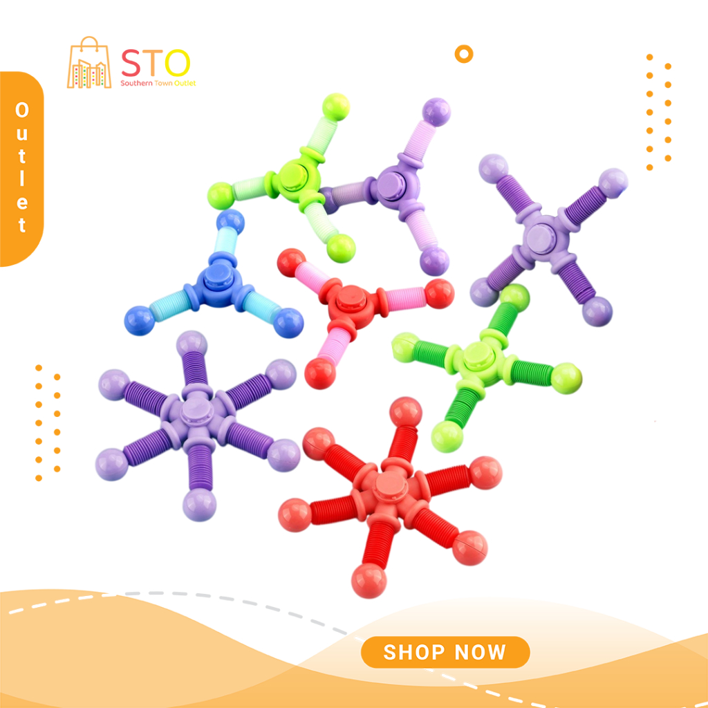 STO Telescopic Fidget Spinner Toy 360 Degree Kids Educational Toys ...