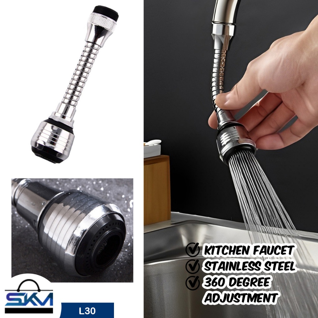 SKM Extension Nozzle Faucet Splash Head Filter Water L30 | Shopee Malaysia