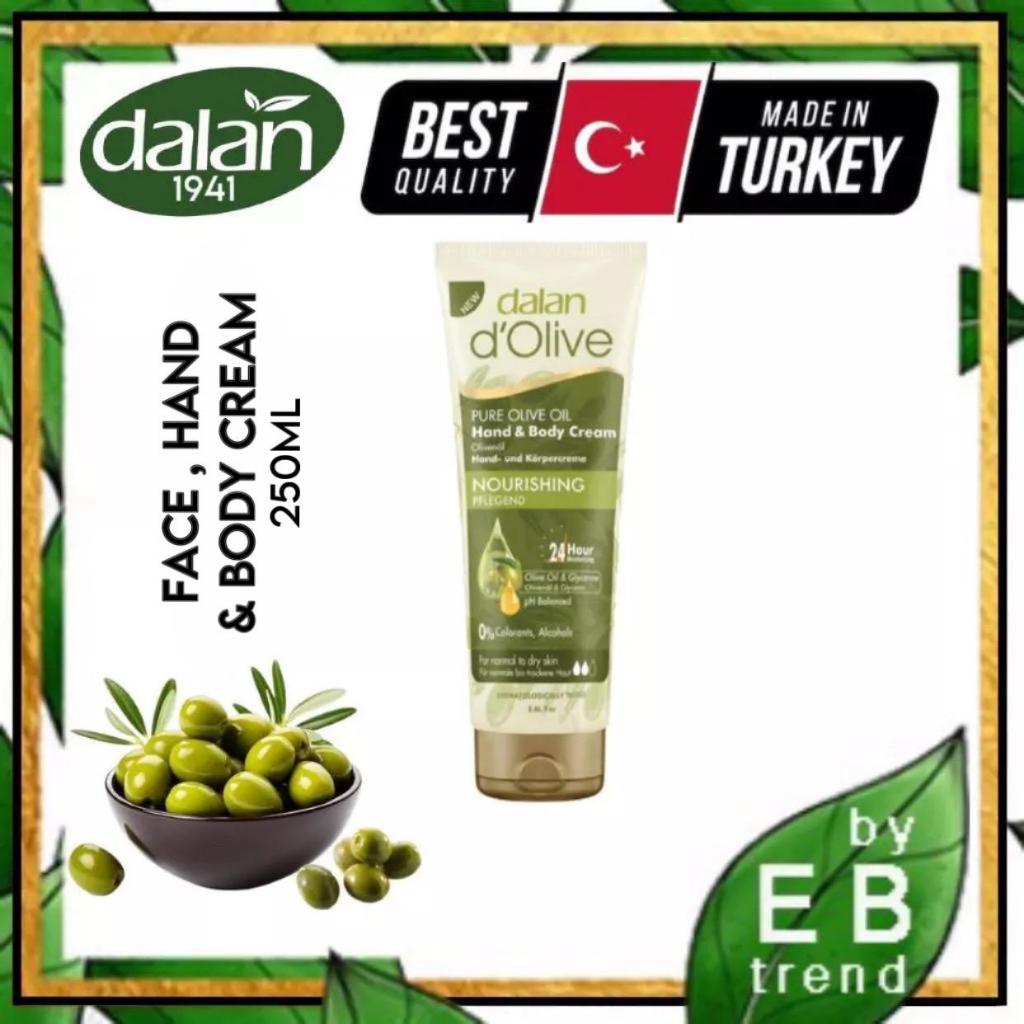 Dalan d'Olive Pure Olive Oil Face , Hand & Body Cream Nourishing 250ml ...
