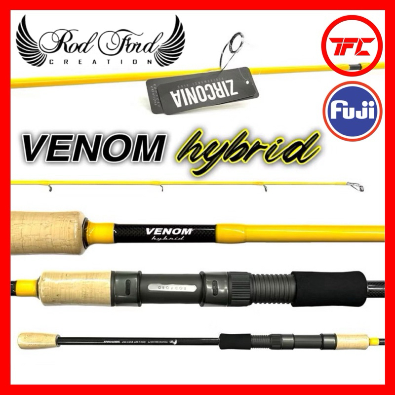 RODFORD Venom Hybrid Spinning Rod Fishing Rod Ford Pond Kolam Jigging ...