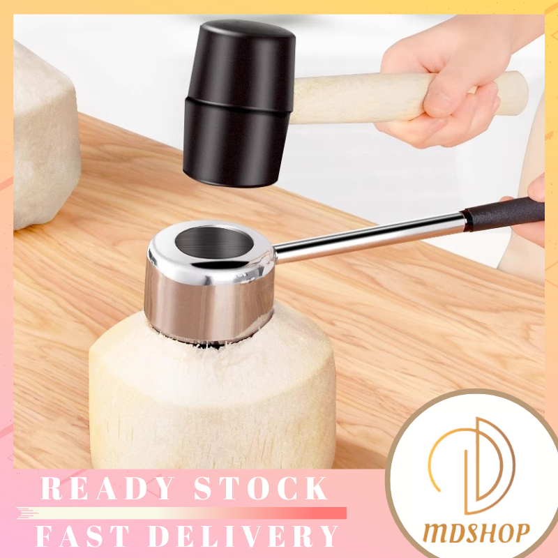 Coconut Opener Coconut Opening Tool Set Coconut Shell Opener Set Alat ...