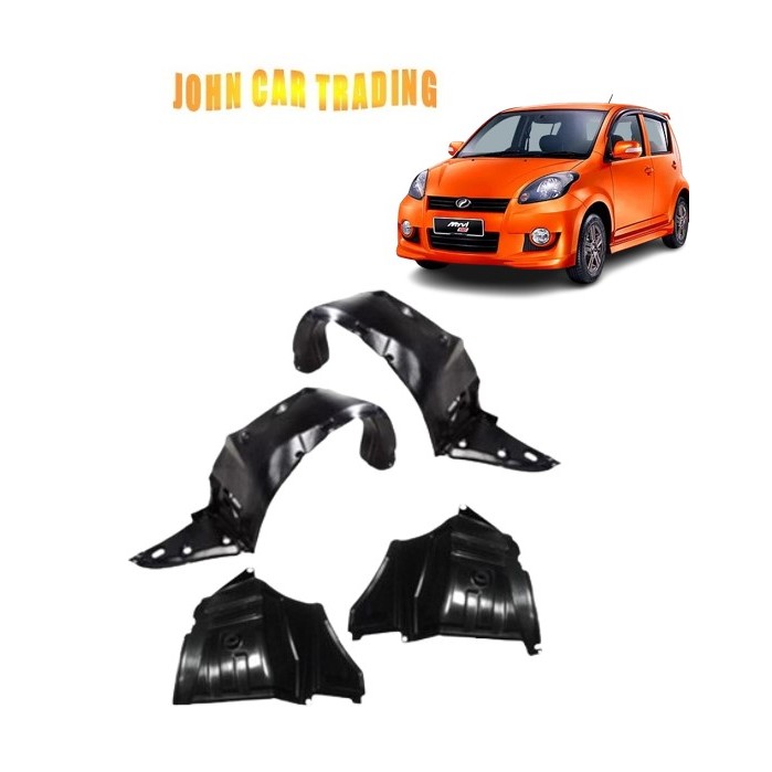 Perodua Myvi SE Fender Inner Cover Myvi 08'-10 Daun Pisang Mudguard ...
