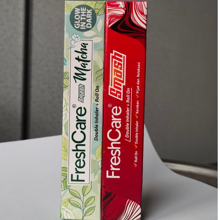 FRESHCARE DOUBLE INHALER ROLL ON FRESHCARE MATCHA FRESHCARE MERAH ...