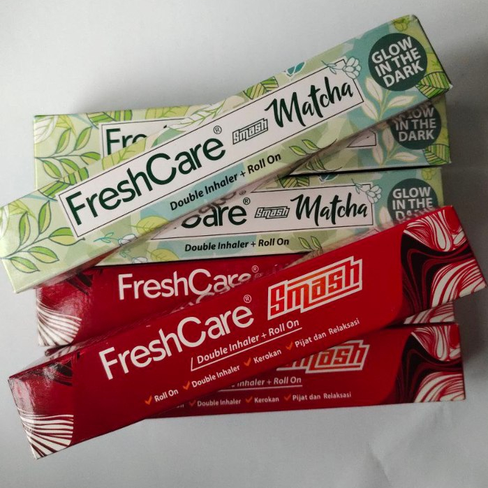 FRESHCARE MATCHA FRESHCARE INHALER VIRAL FRESHCARE SMASH FRESHCARE ...