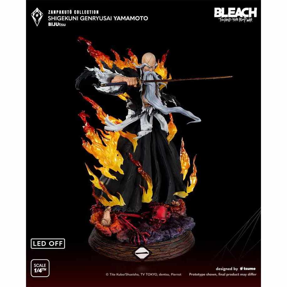 Tsume Art - Genryusai Shigekuni Yamamoto Bleach Resin Statue GK Anime ...