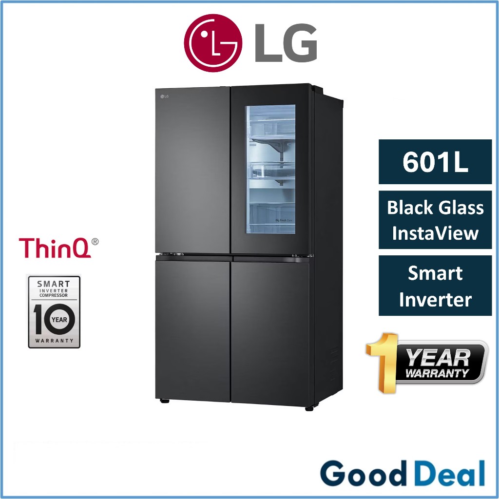 LG GC-V24FFCHB 601L French Door Fridge with InstaView Peti Sejuk ...