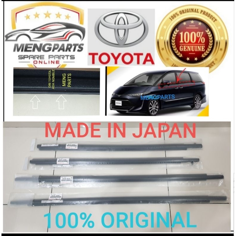 ORIGINAL TOYOTA ESTIMA ACR50 ACR55 GSR50 AHR20 DOOR OUTER MOULDING ...