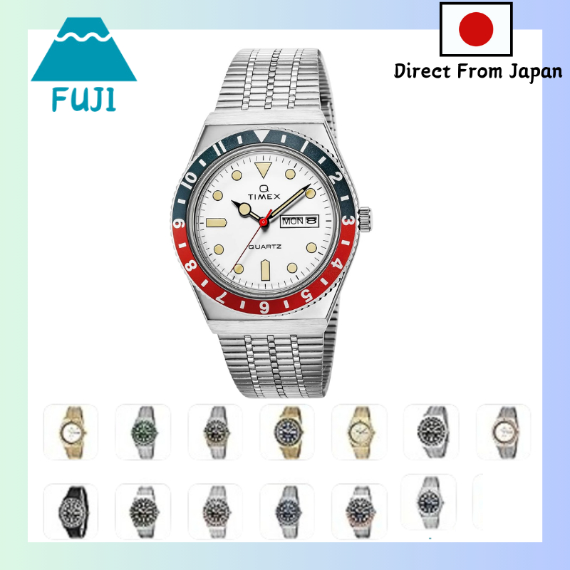 TIMEX Q Blue×Red TW2U61200 Genuine Product [TIMEX] TIMEX wristwatch ...