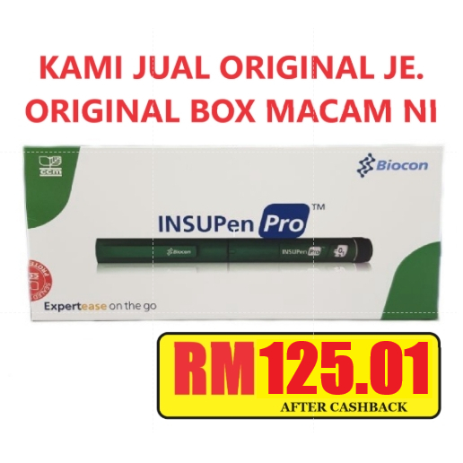 [ORIGINAL][KKM APPROVED] Biocon InsuPen Pro (1 box) insupro | Shopee ...