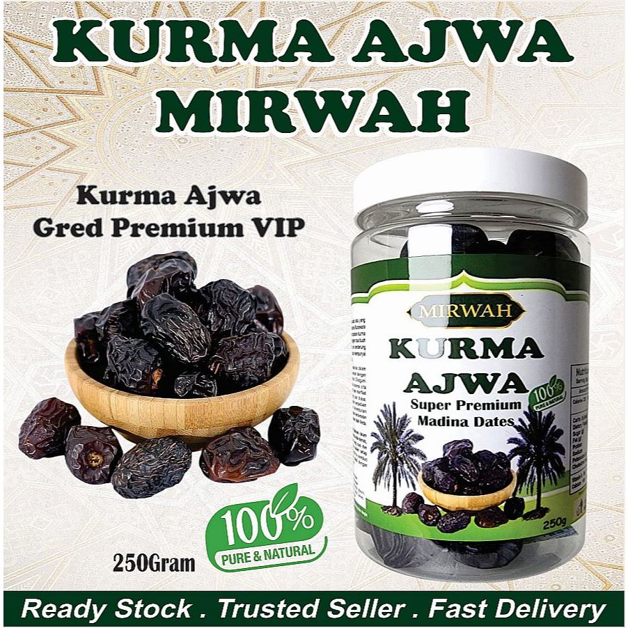 KURMA AJWA MADINAH GRED PREMIUM TINGGI | Shopee Malaysia