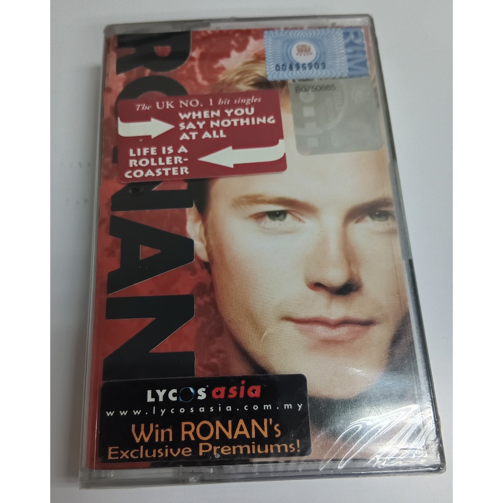 Ronan Keating Album - Malaysia Edition Cassette (Brand New Sealed ...