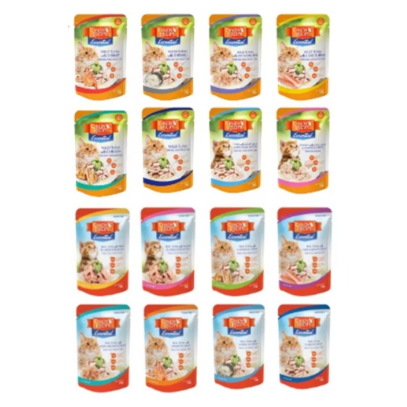 Cindy's Recipe Essential Wet Cat Food Pouch 70G (16 Flavours) Cat Pouch ...