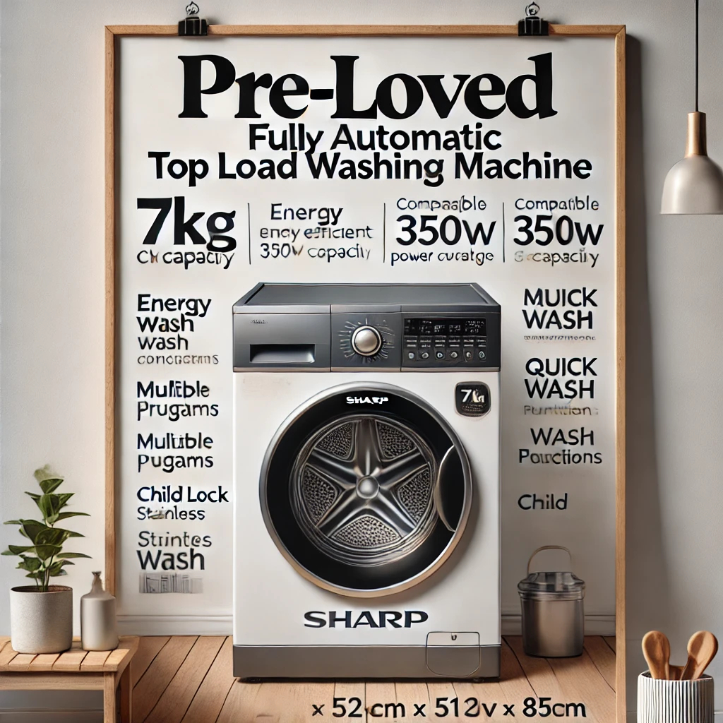 Sharp 7kg Washing Machine (ESS71) | Shopee Malaysia