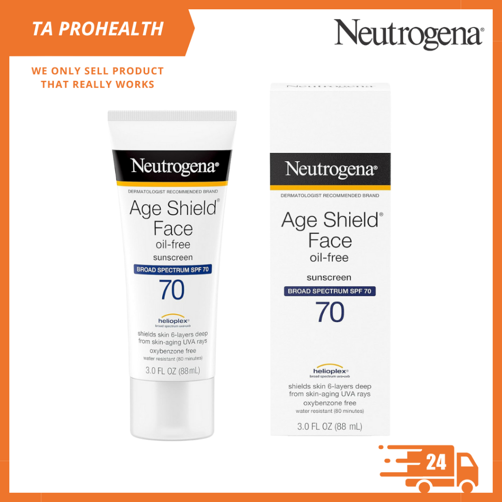 Neutrogena Age Shield Oil Free Sunscreen SPF70 88ml | Shopee Malaysia