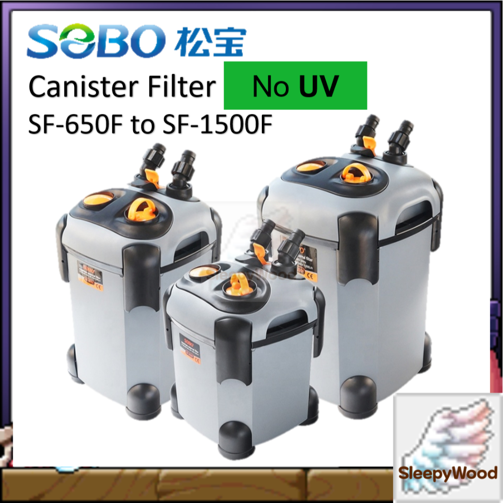 SOBO Canister Filter No UV External Filter SF-650F SF-850F SF-1000F SF-1200F SF-1500F Penapis ...