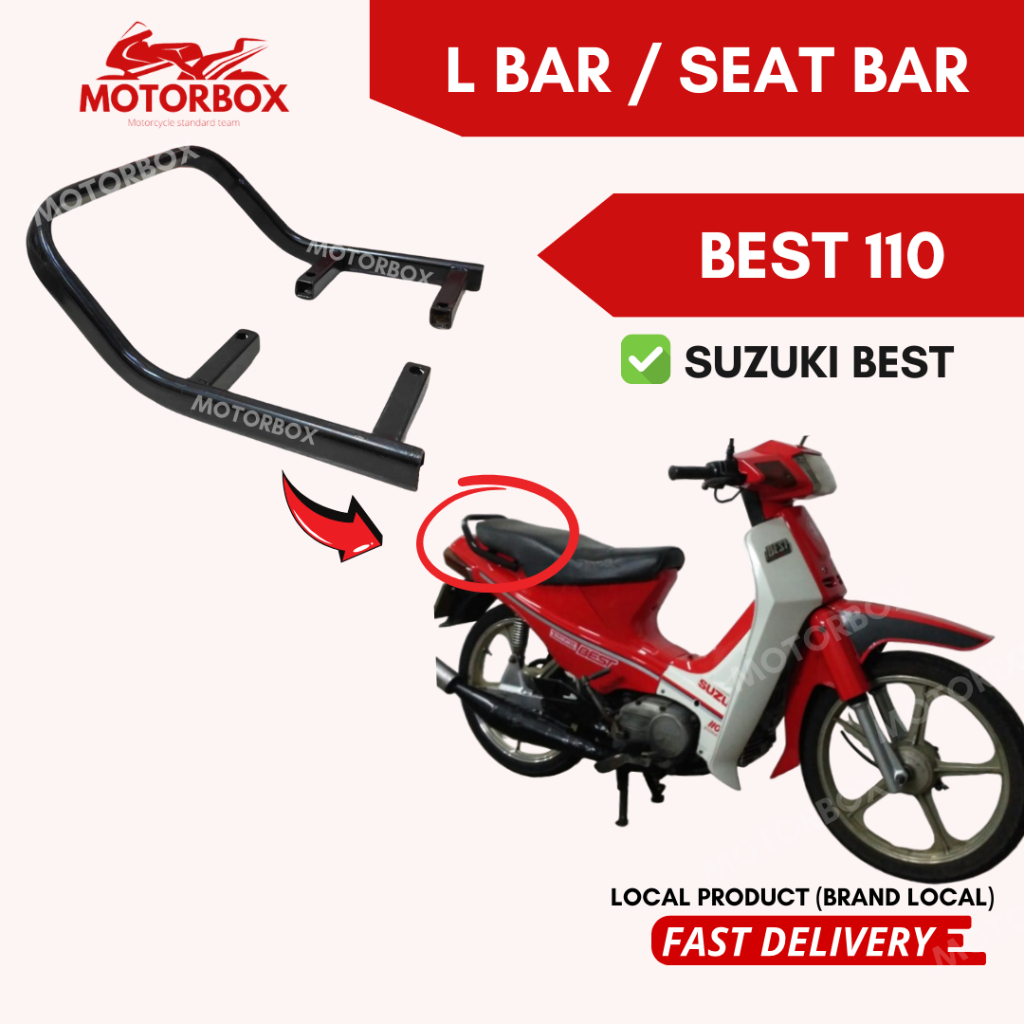 SUZUKI BEST 110 L BAR - BEST110 FIRST MODEL HANDLE SEAT BAR SPOILER L ...