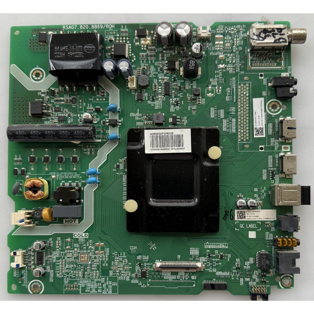 HISENSE LED TV 40'' POWER & MAIN BOARD MODEL # 40B6000PW | Shopee Malaysia