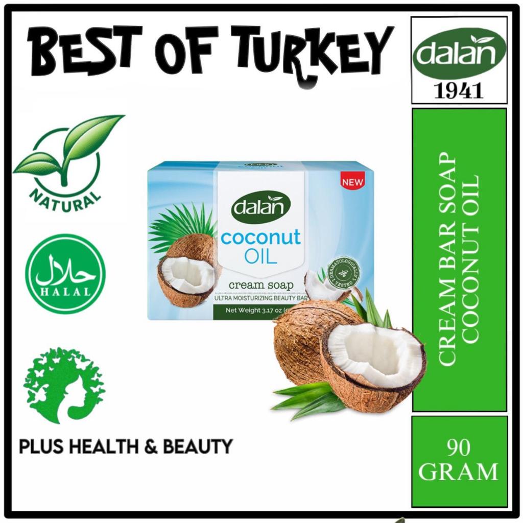 Dalan Cream Bar Soap Coconut Oil 90Gx3PCS (Originally from Turkey ...