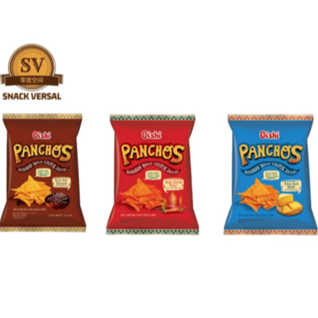 OISHI Panchos Tortilla Chips (Rasa Sapi Panggang / Rasa Keju / Rasa ...