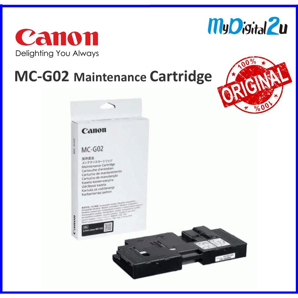 Canon MC-G02 - Maintenance Cartridge - G1020 | G2020 | G3020 | G3060 | Shopee Malaysia