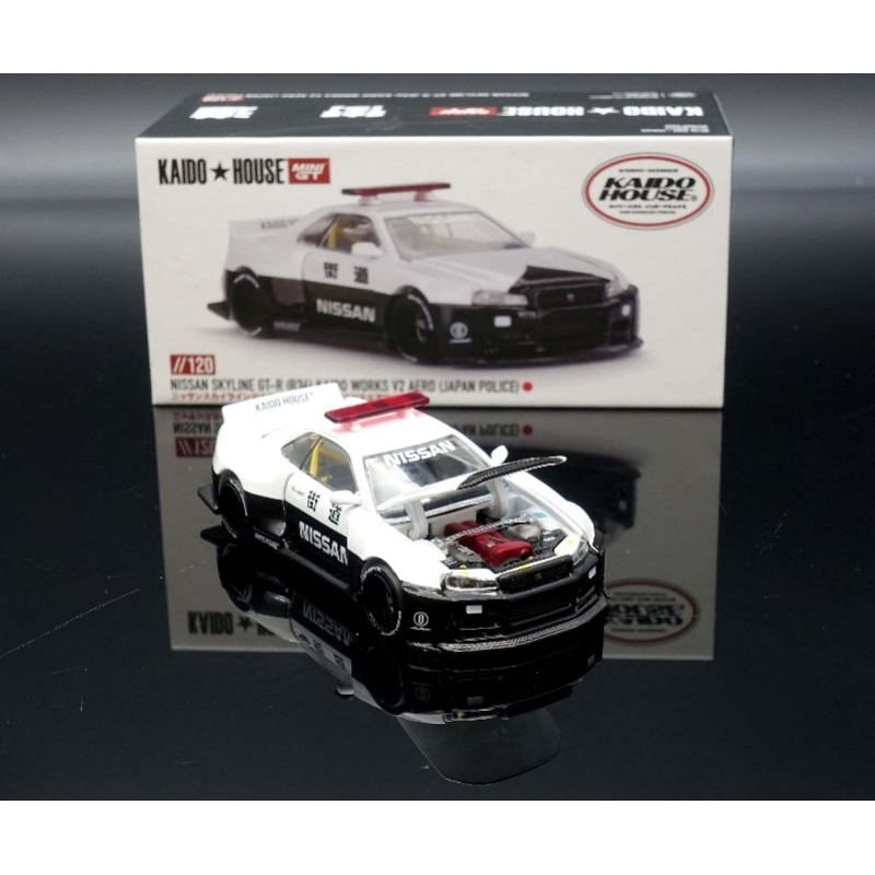 Kaido House X Mini GT 1:64 #KHMG120 Nissan Skyline GT-R R34 V2 AERO ...