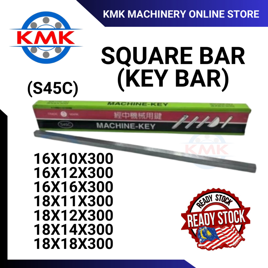 18MM 16MM 14MM 12MM 11mm Machine keyway(S45C)Square bar, For keyway ...