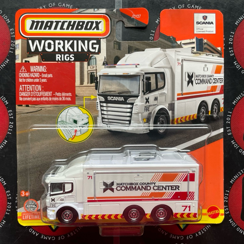 Matchbox Working Rigs Scania Tactical Command Center | Shopee Malaysia