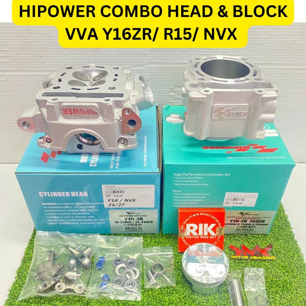 COMBO HEAD HI POWER 20/23 22/25 24/27 + BLOCK HIPOWER 63MM 65MM 70MM ...