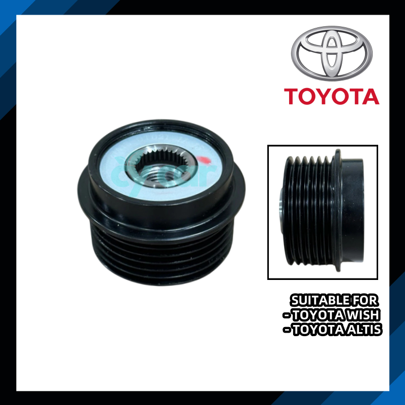 TOYOTA ALTIS WISH ALTERNATOR PULLEY (6PK) 27415-0T021 | Shopee Malaysia