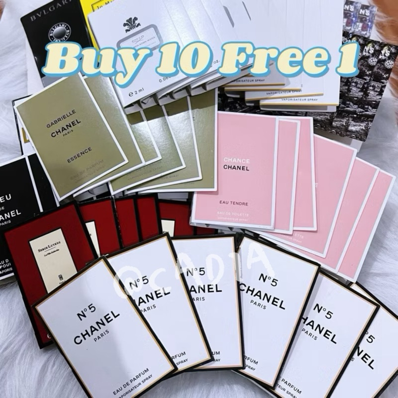 Branded Perfume Tester Mini Sample Test Tube Fragrance For Him Her ...